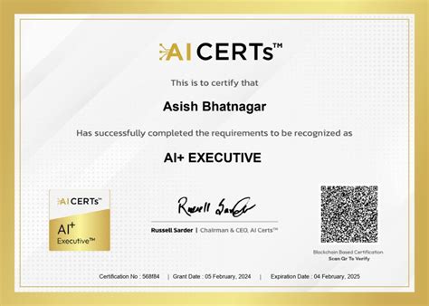 ashish bhatnagar on linkedin starting 2024 with ai certification from