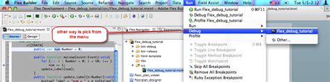 Using Adobe Flex Debugger