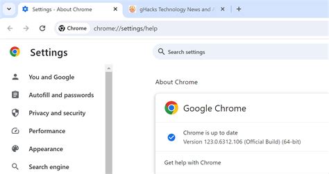 Another Google Chrome Day Vulnerability Fixed Update Asap GHacks Tech News
