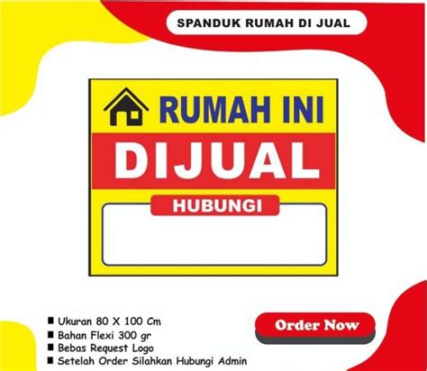 Spanduk Banner Tulisan Rumah Ini Di Jual Lazada Indonesia