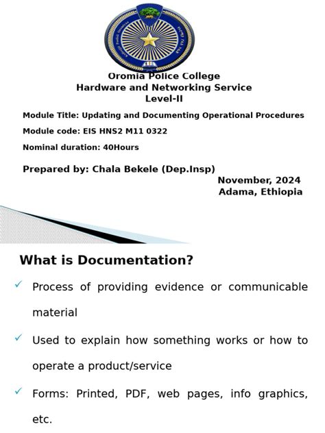 updating and documenting operational pdf accuracy and precision