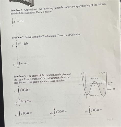 solved problem 1 approximate the following integrals using