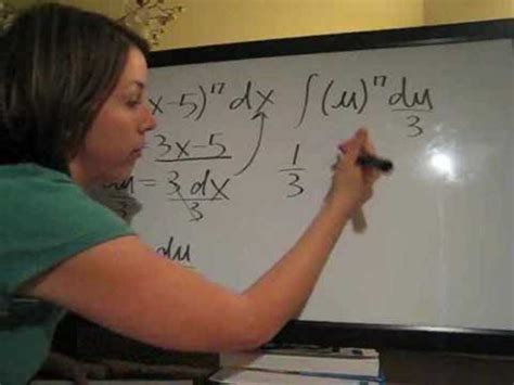 U Substitution Instructional Video For 11th Higher Ed Lesson Planet