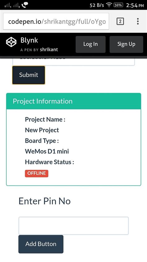 Blynk Web Dashboard Projects Made With Blynk Blynk Community