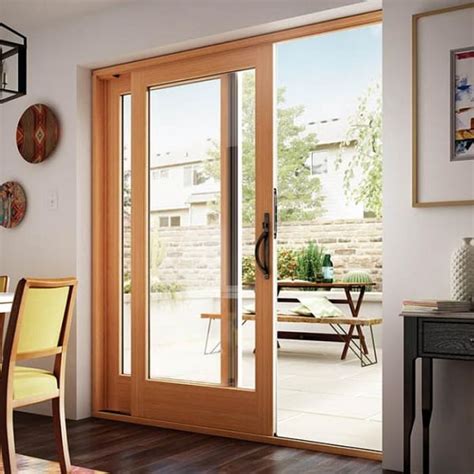 Wooden Framed Sliding Glass Doors Glass Door Ideas