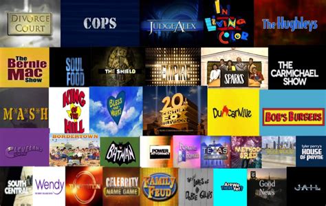 A Collage Of My Fave 20th Century Fox Tv Shows By Mastuhoscg8845iscool
