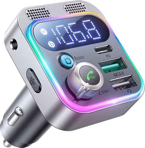 Bluetooth 5 3 Fm Transmitter For Car Joyroom Wireless Radio Adapter Stronger Dual
