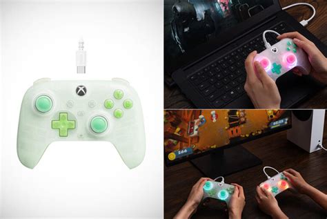 8bitdo Ultimate Mini Wired Controller For Xbox Includes Rgb Fire Ring