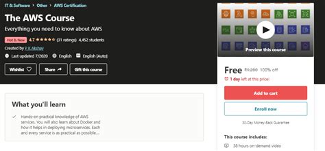 Free AWS Course Premium Courses Free Certification Course