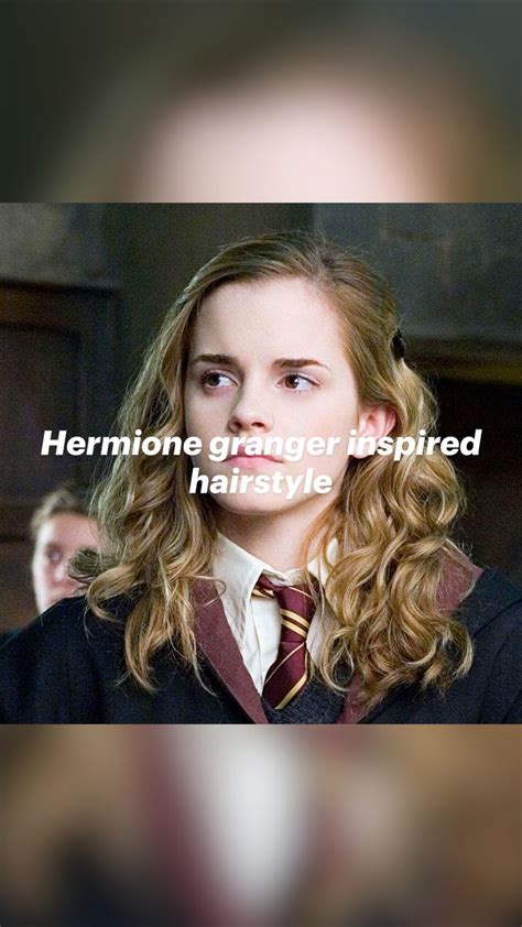 Hermione Granger Inspired Hairstyle Hermione Granger Hair Hermione Granger Outfits Hermione