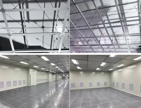 Modular Cleanroom Aluminum Grid For Suspended Ceiling Systems For Sale