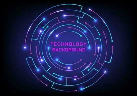 Technology Circle Vector Art Icons And Graphics For Free Download