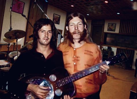 Tommy Eric Clapton And Duane Allman In A Composite Image In Late