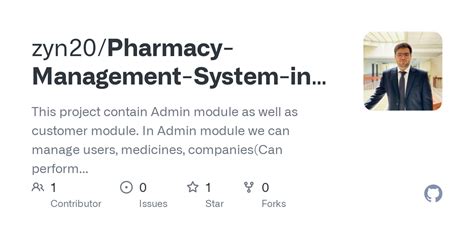 GitHub Zyn Pharmacy Management System In Php Mysql This Project Contain Admin Module As