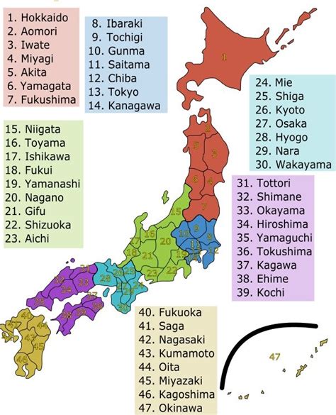 Brief Introduction To The Islands And Prefectures Of Japan My Japan