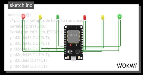 Ex13 Wokwi Esp32 Stm32 Arduino Simulator