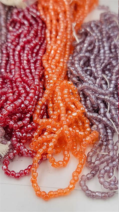 100 3 Cut Mini Bugles Various Colors Cut Tube Beads 2 Mm Jewelry