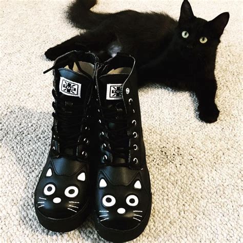 Black Kitty Combat Boot Sneaker T U K Shoes T U K Shoes Europe