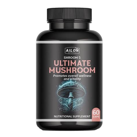 Ailon Naturals Ultimate Mushroom Extract 60 Caps Shop Today Get It