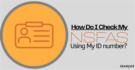 how do i check my nsfas using my id number searche