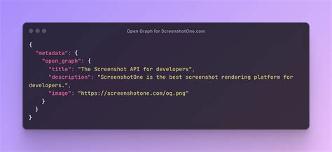 extract open graph metadata while rendering screenshots
