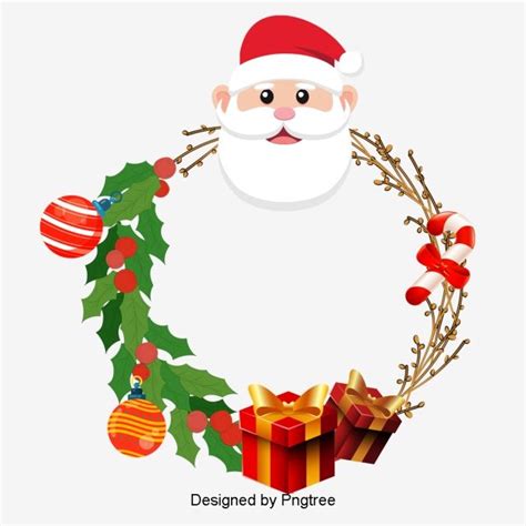 산타클로스 눈사람 과자 인형 일러스트 Png 원 틀 이미지 벡터 Psd 파일 Pngtree
