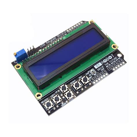 Shield Lcd Keypad 16×2 Azul Circuito Facil Componentes Eletronicos Esp32 Esp8266 Arduino E