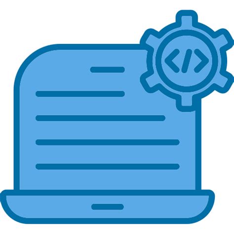 Code Generic Blue Icon Code Generic Blue Icon