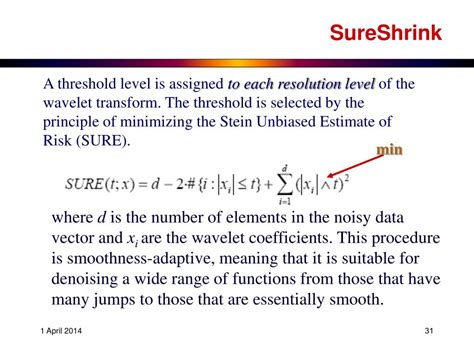 Ppt Denoising Using Wavelets Powerpoint Presentation Free Download Id621601