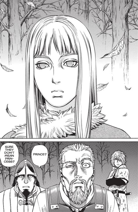 Vinland Saga Drawing How Trees Fade Near Figures Thorfinn And Ylva