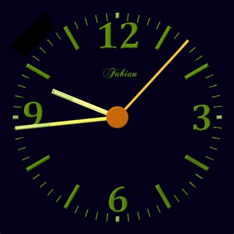 Nice Night Clock By Slavomir Fabian