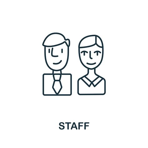 Staff Icon From Headhunting Collection Simple Line Staff Icon For Templates Web Design And
