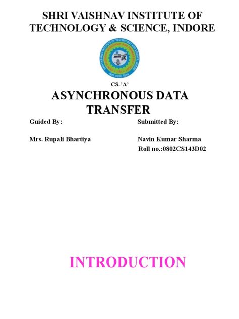 asynchronous data transfer pdf data transmission bit