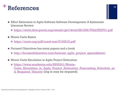 Monte Carlo Simulation For Agile Development Ppt