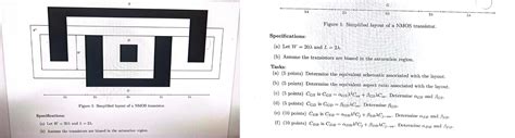 [solved] Figure 1 Simplified Layout Of A Nmos Transistor