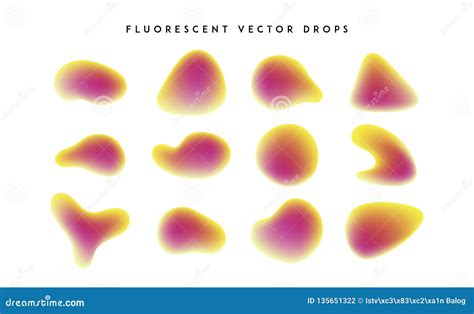 Gradient Vivid Shapes Modern Abstract Colorful Vector Fluid Collection