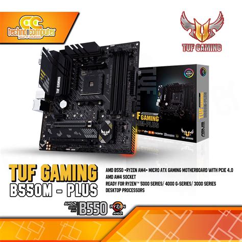 Jual Motherboard Asus Tuf Gaming B M Plus Matx Am B Ddr Shopee Indonesia