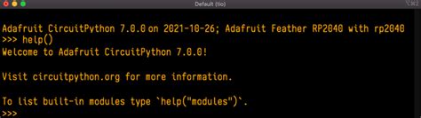 The Repl Welcome To Circuitpython Adafruit Learning System