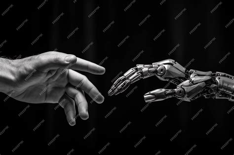 Premium Ai Image Artificial Unity Robotic Hands Embracing Ai Connections Premium Ai Image Artificial Unity Robotic Hands Embracing Ai Connections