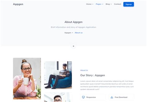 Appgen App Saas And Software Template