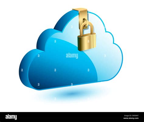 Cloud Computing Internet Security Concept Stock Photo Alamy