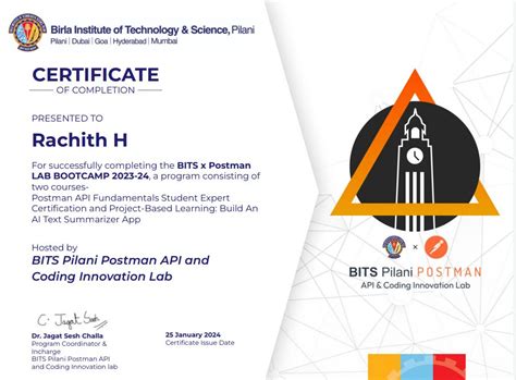 Rachith H On Linkedin Delighted To Announce The Successful Completion Of Postman Api