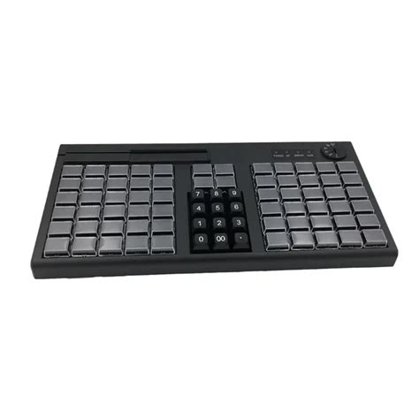 Kb76 76 Keys Pos Programmable Keyboard With Msr Optional Usb Ps2 Rich