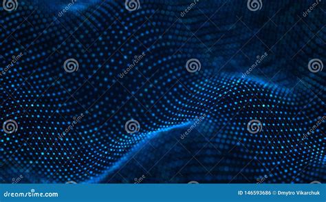 Data Technology Background Abstract Background Connecting Dots And Lines On Dark Background