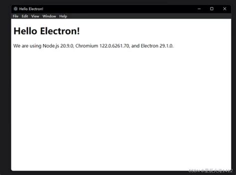 跨平台桌面应用 Electron 入门学习