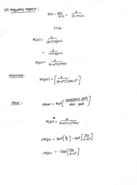 Solved What Is The Transfer Function Impulse Function Step Response Course Hero