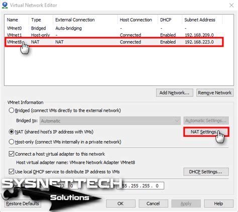 How To Configure Virtual Network Editor In VMware Easy