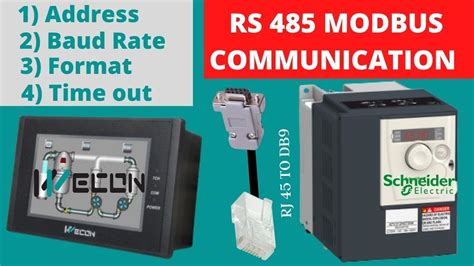 How To Connect Modbus Communication Rs485 Easy Plc Youtube