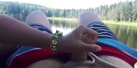 Outdoor Couple Have Oral Sex After A Jog