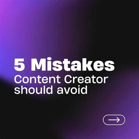 Mstarefa Islam On Linkedin 5 Mistakes Content Creator Should Avoid Content Creators Play A